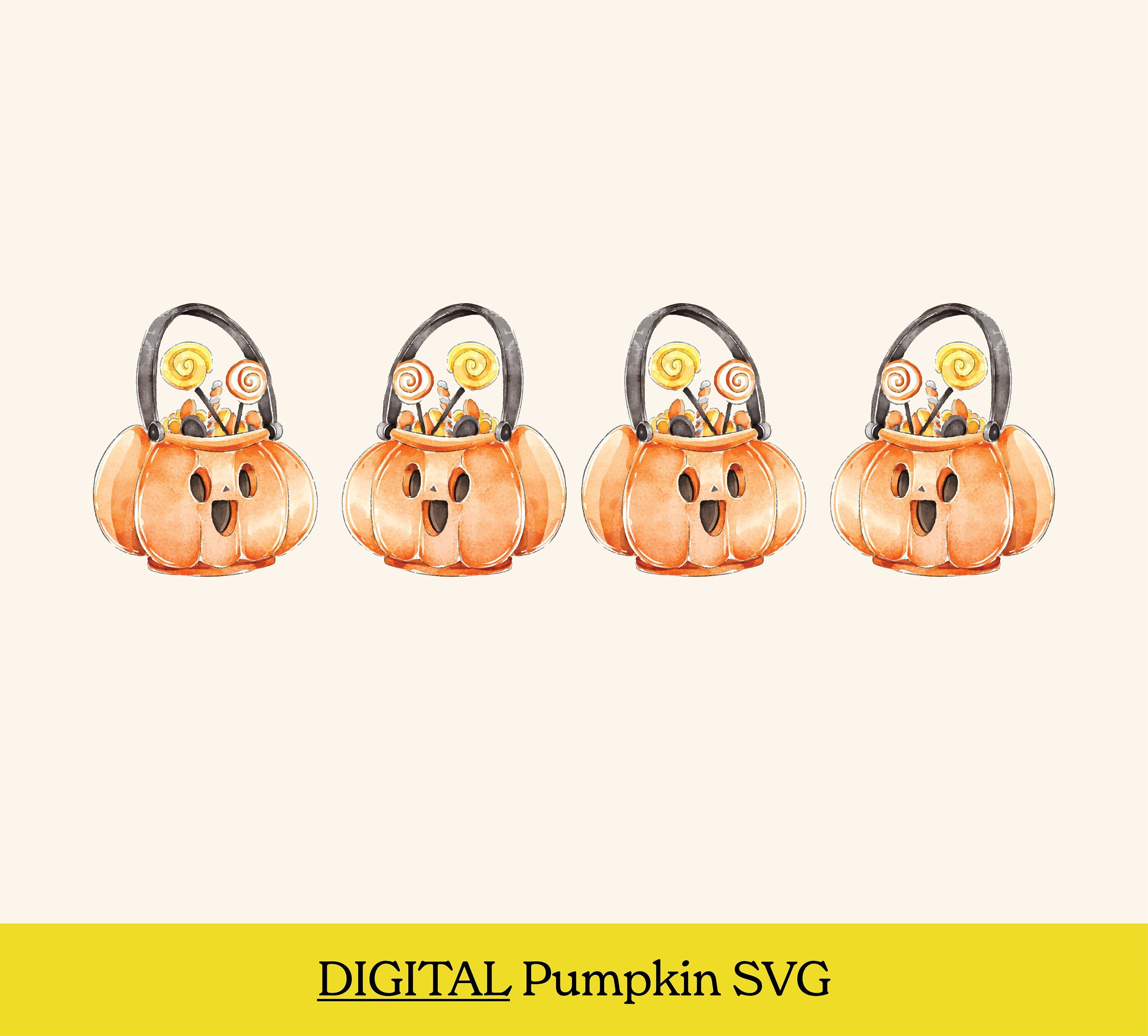 Watercolor Pumpkin Clipart, Autumn Pumpkins, Halloween Pumpkin Clip Art ...