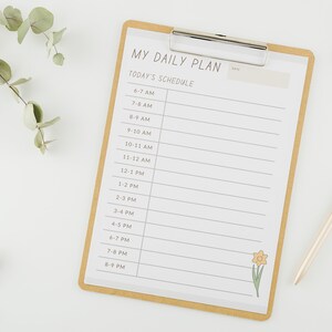 EDITABLE DAILY PLANNER | Planner Printable | Daily Task List | Digital ...