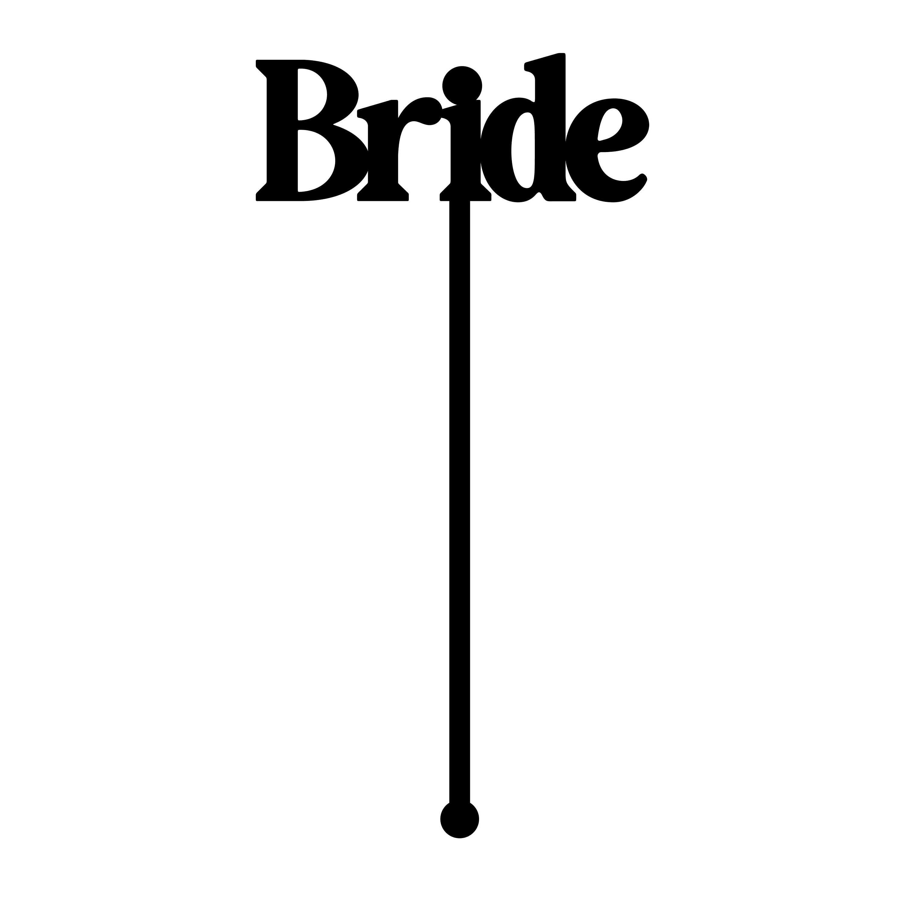 SVG Digital File Bride and Groom Stir Sticks | Glowforge Ready ...