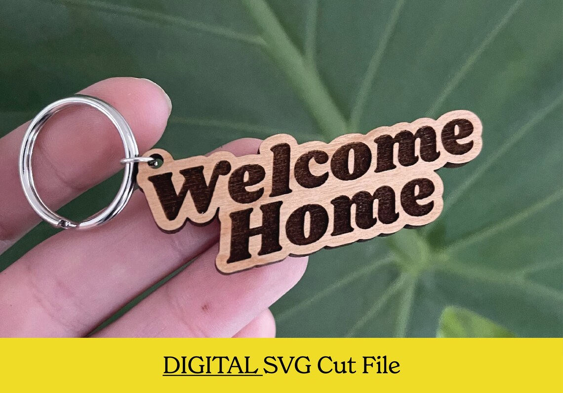 SVG Realtor Keychain | SVG Welcome Home Keychain | SVG Home for the ...