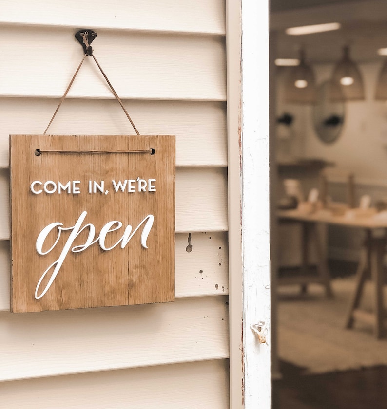 Open Sign Svg, Open Closed Sign Svg, Business Shop Cafe Door Sign, Svg ...