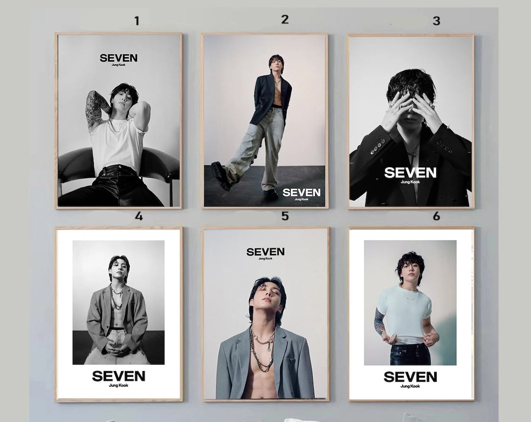 Jung Kook Seven Poster Jung Kook Poster Jung Kook BTS - Etsy
