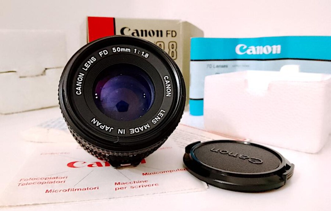 Canon FD 28mm F28/2.8 Lens From 1985 in Mint Condition Box Extras - Etsy