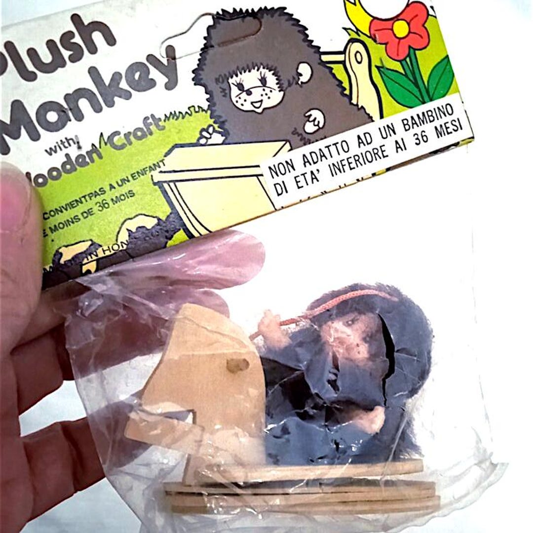 MONCICCI - Mon Ciccì - Monchichi - Moncichi 70s Plush Monkey With ...