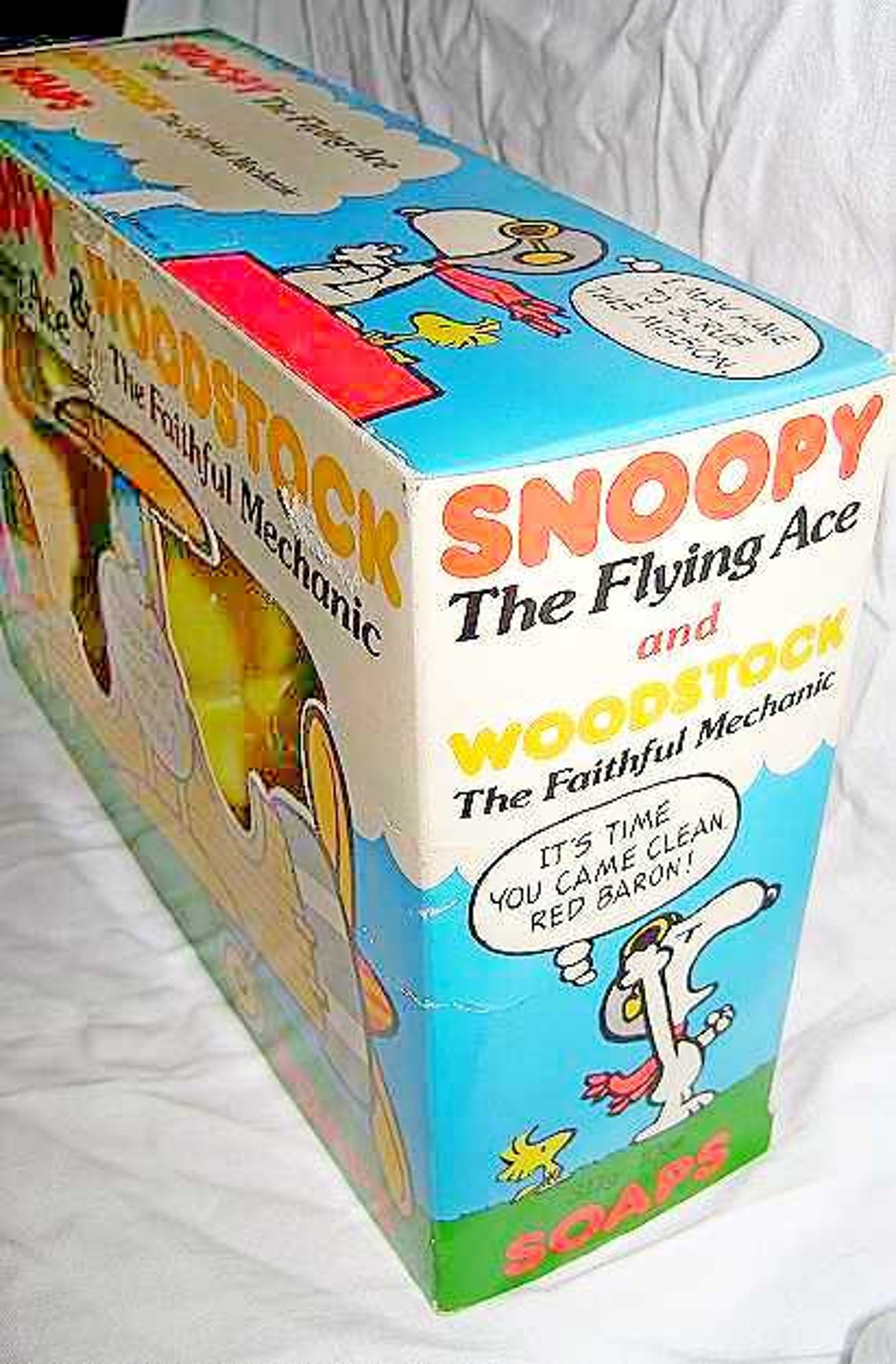 SNOOPY & WOODSTOCK 70s Norton Maxi Shaped Soap in Box Large - Etsy