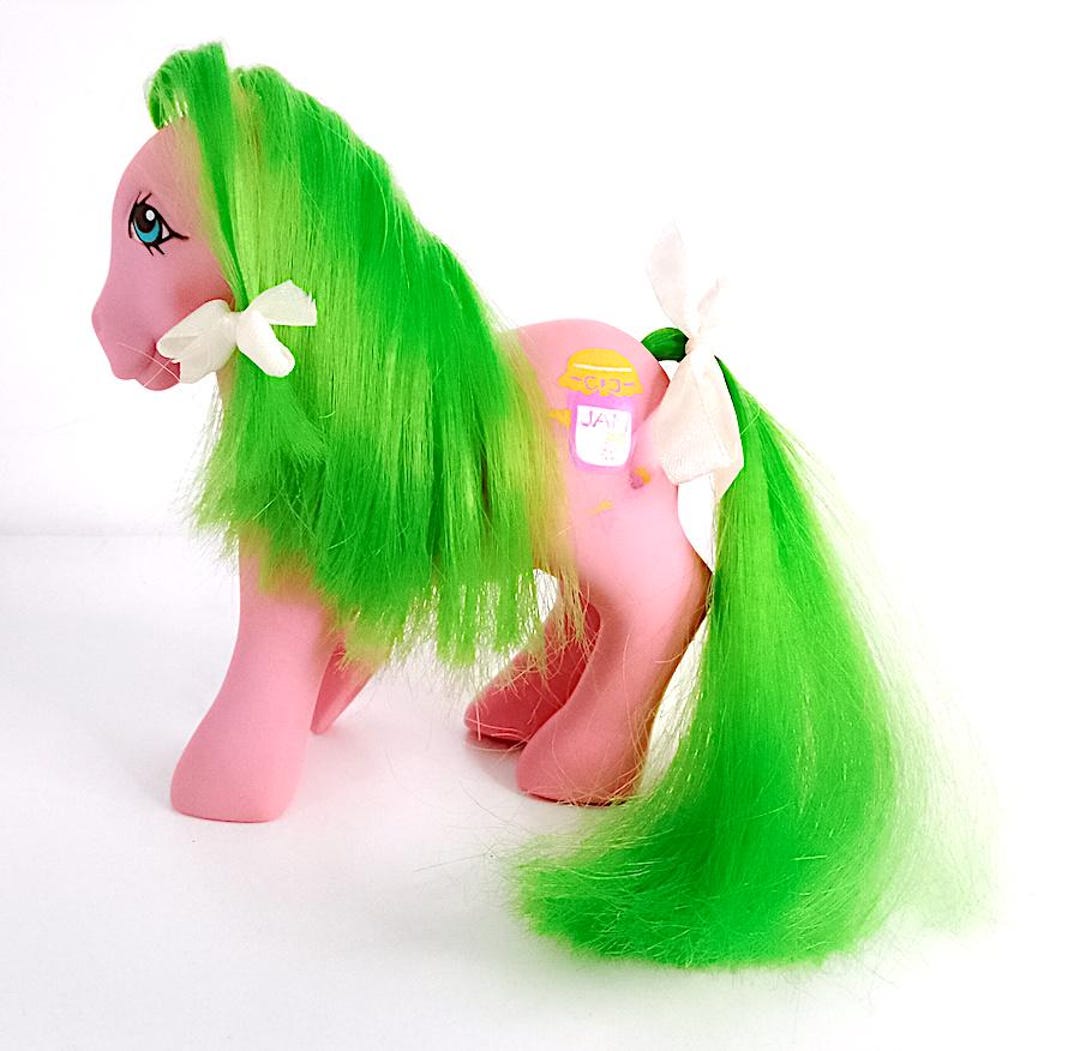 MY LITTLE PONY 1985 Hasbro China Sweetberry Raspberry Jam G1 Excellent ...