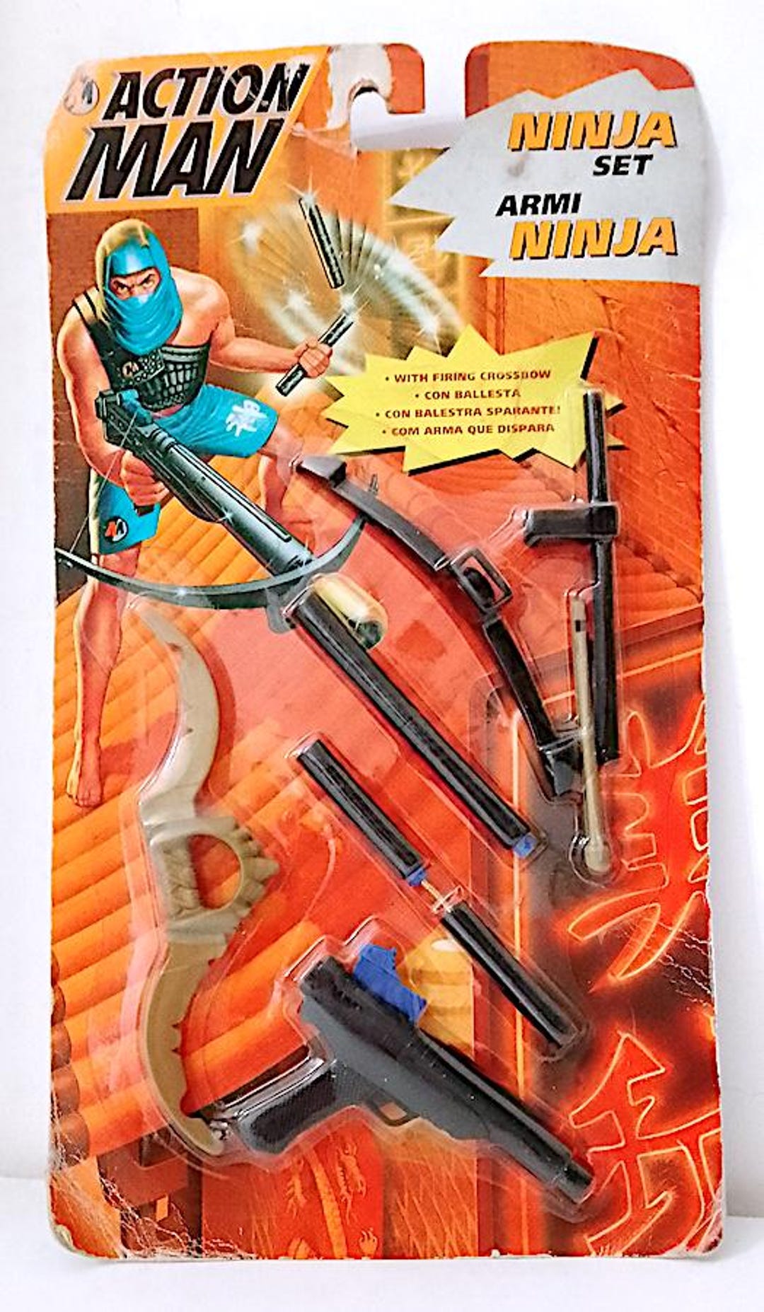 ACTION MAN Hasbro 1996 Gig Italy Ninja Accessory Set Kit Misb - Etsy