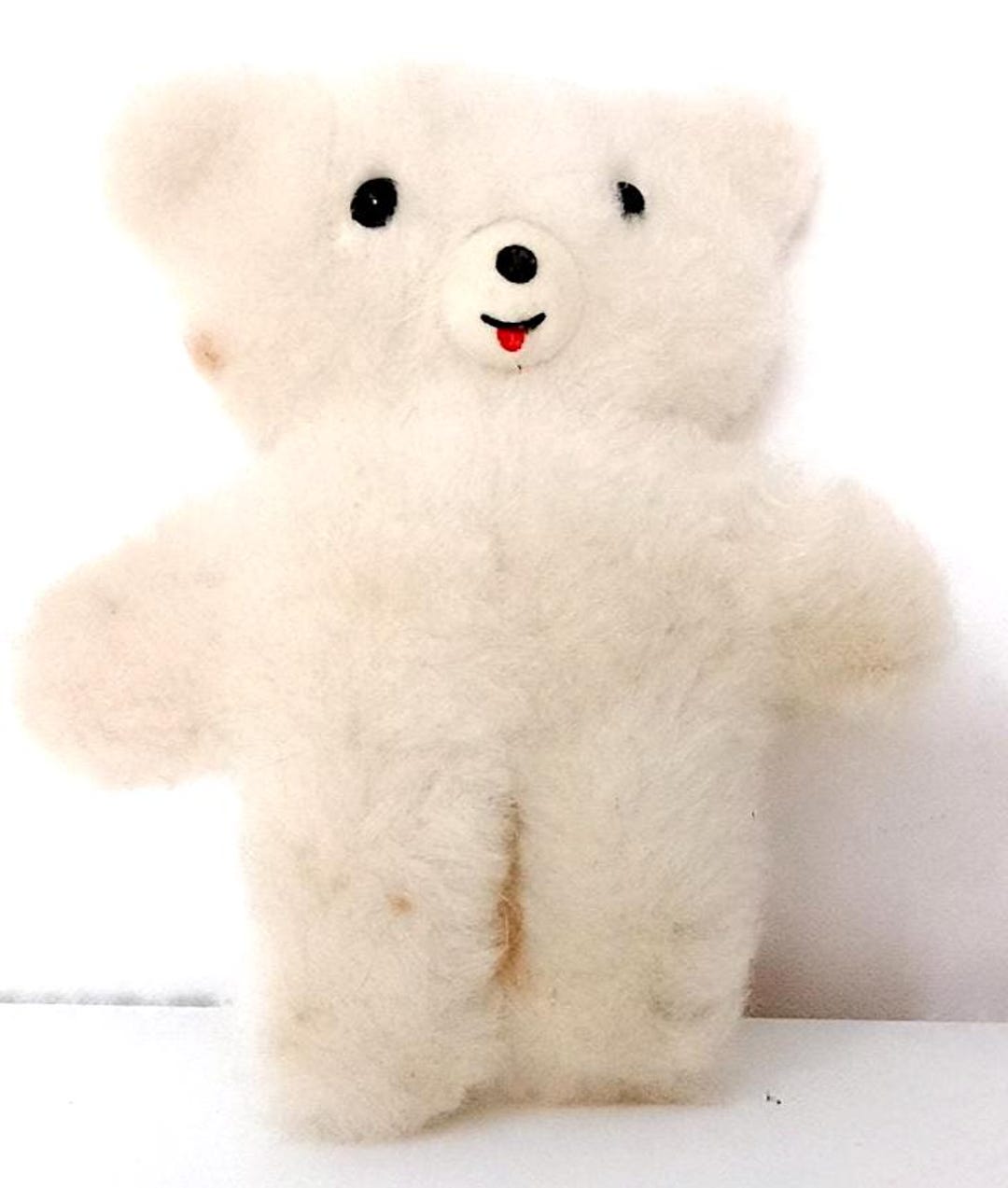 COCCOLINO White Bear Teddy Bear 80s Lenci Turin Italy Advertising ...