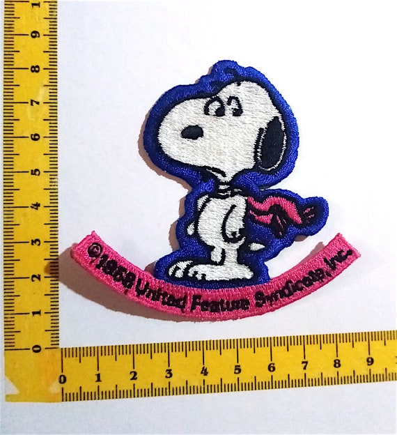 SNOOPY - Peanuts 80s Ufs broderie patch - new gorgeou… - Gem