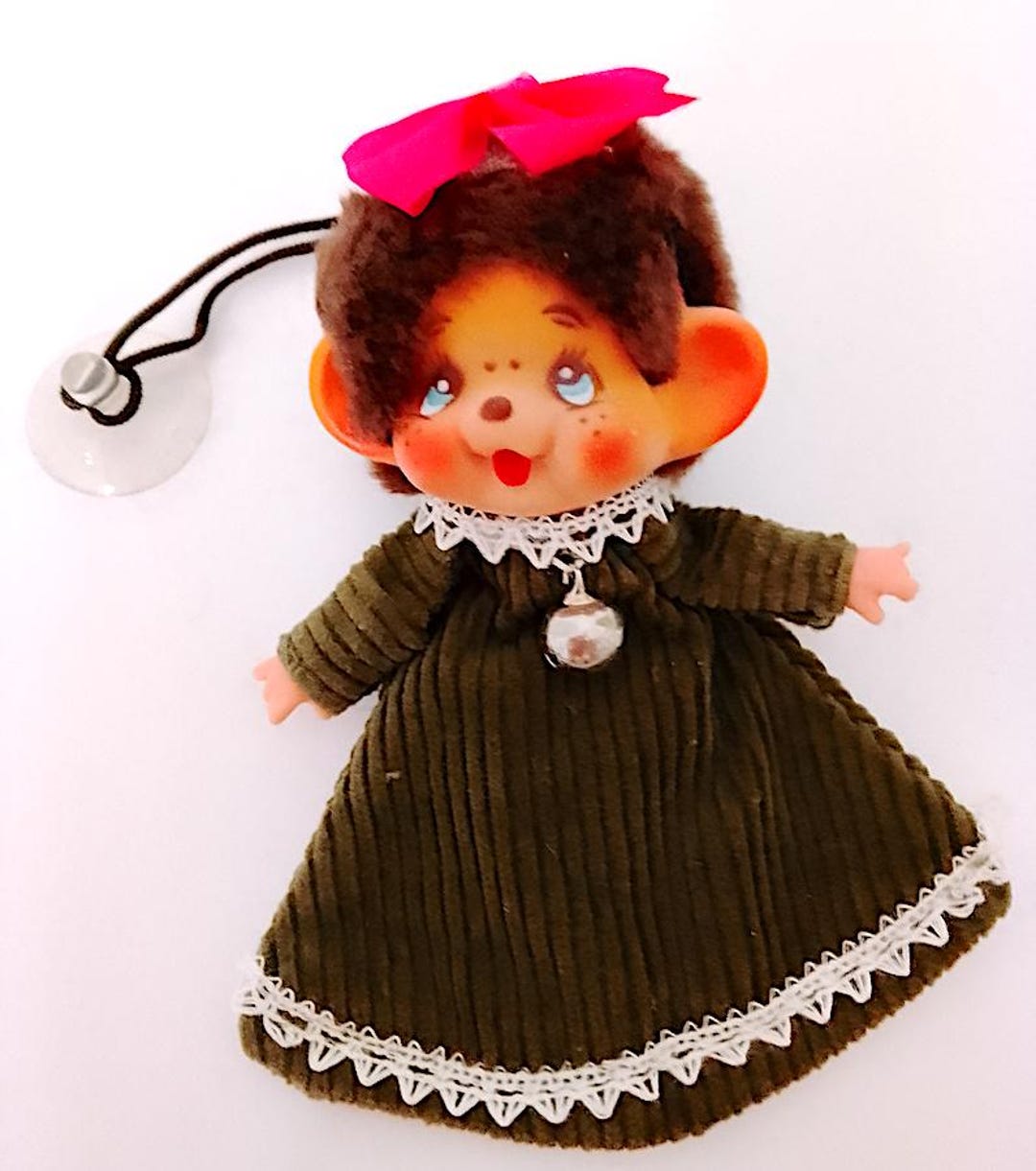 MONCICCI' MON CICCI' Monchichi Monchici 70s Japan Rare Doll Decoration ...