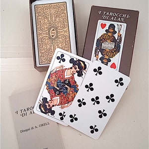 ALAN'S TAROT Drawings by Argio Orell 80s Modiano Italy Box 78 Cards ...