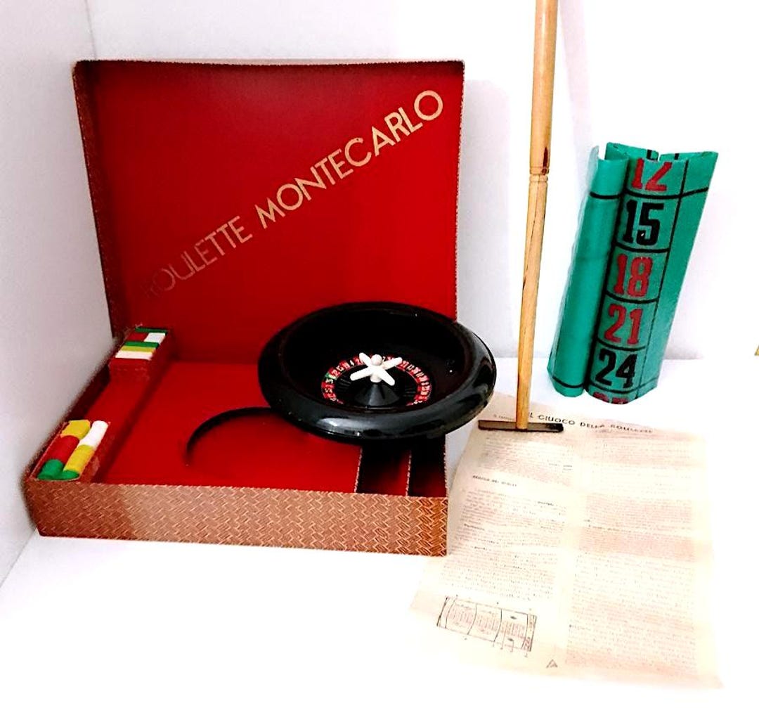 ROULETTE MONTECARLO 50s Italy Table Game Casino' in Box Beautiful Table ...