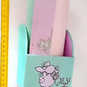 MORDILLO 1988 Oli Verlag Mondadori CAT Pen Stand + Stationery Letter ...