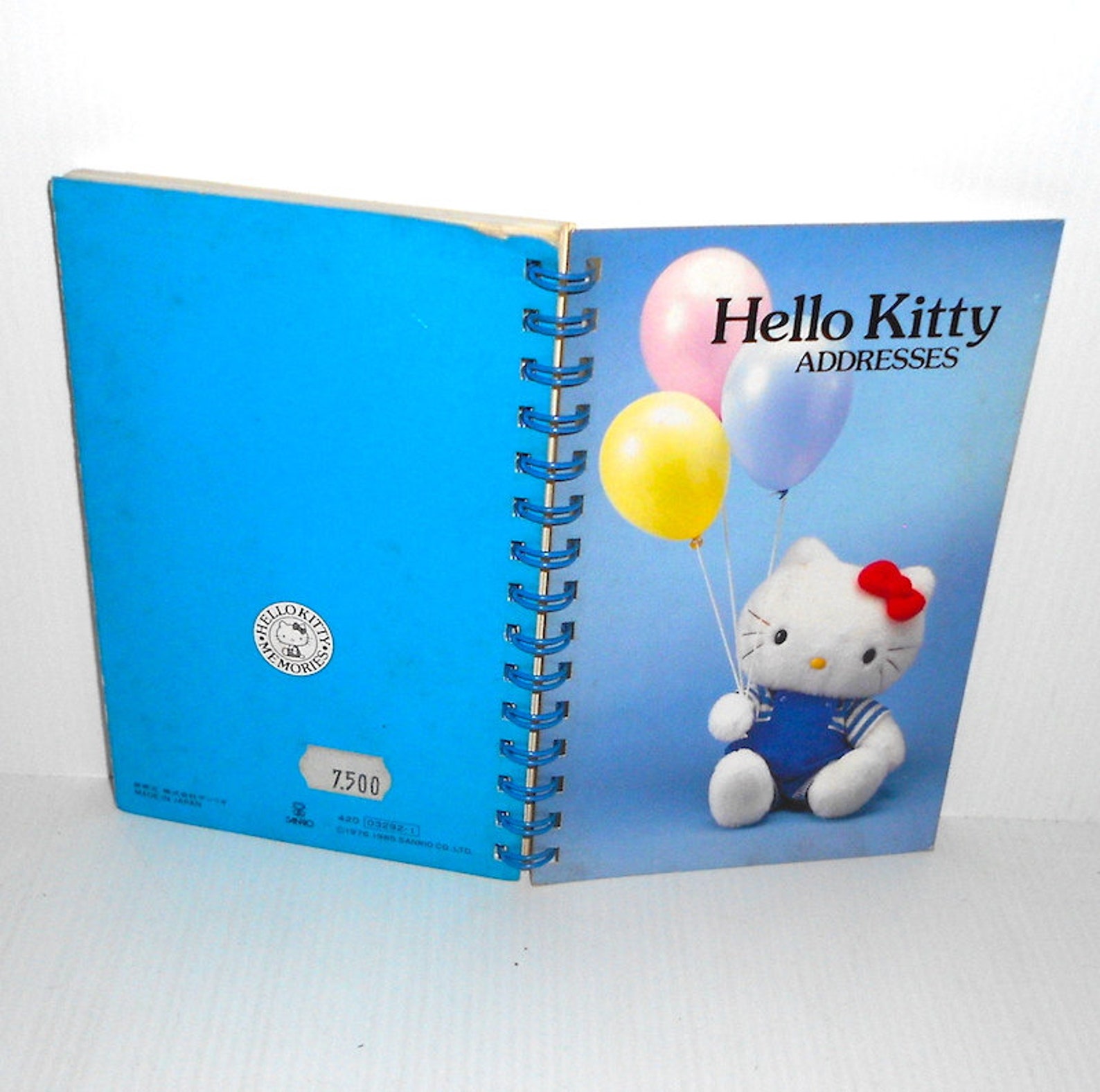 HELLO KITTY 1985 Sanrio Japan Vintage pocket book addresser | Etsy