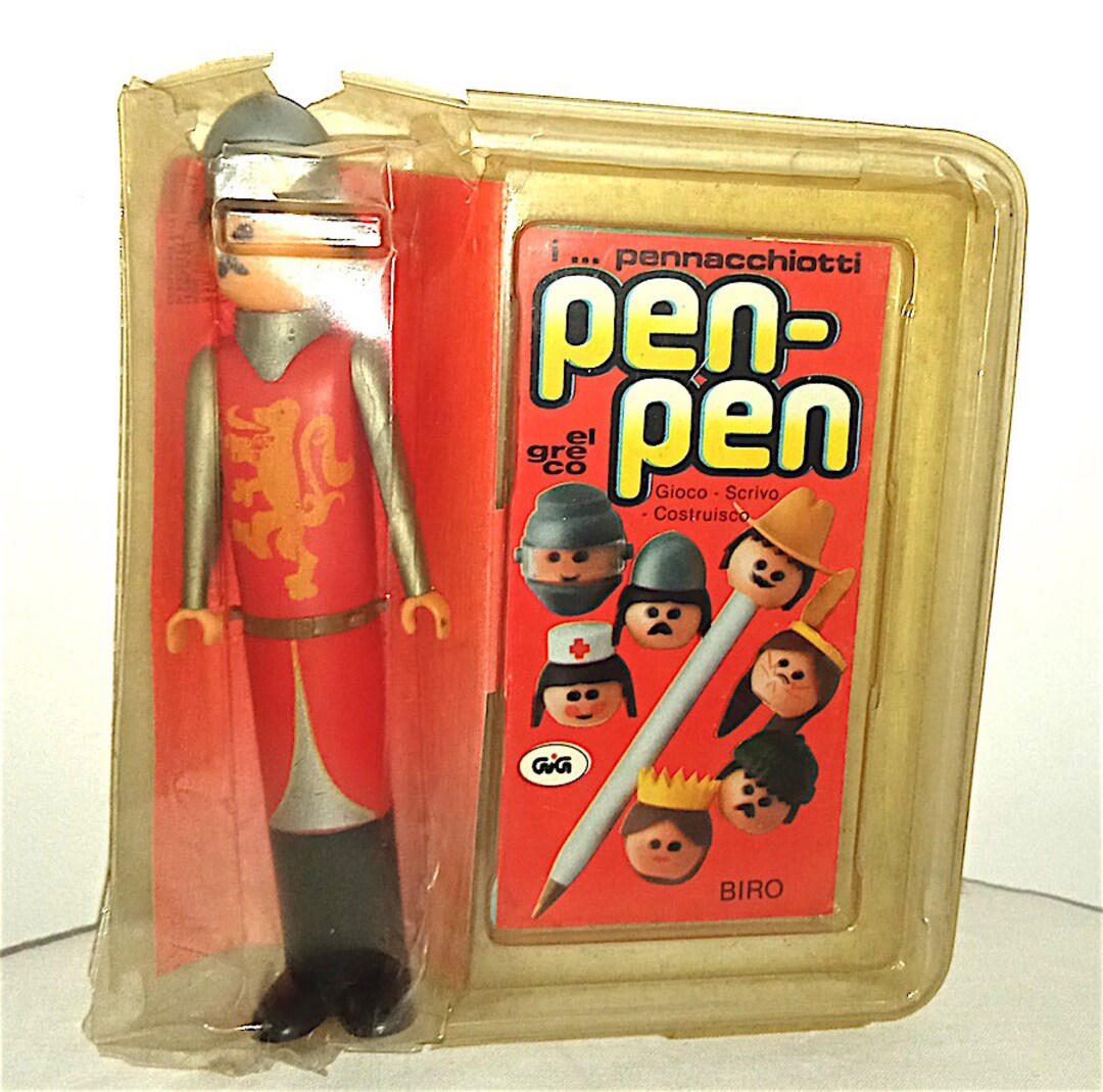 PENNACCHIOTTI Pen Pen 80s Elgreco Gig Italy Figure Pen Toy in Original ...
