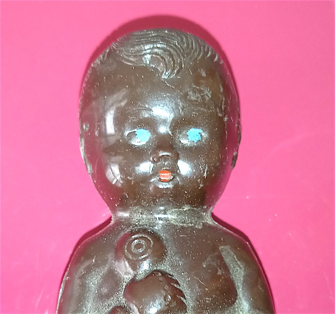 TUDOR ROSE 60s Made in Uk Mini Brown Plastic Doll Rattle Mini Brown ...