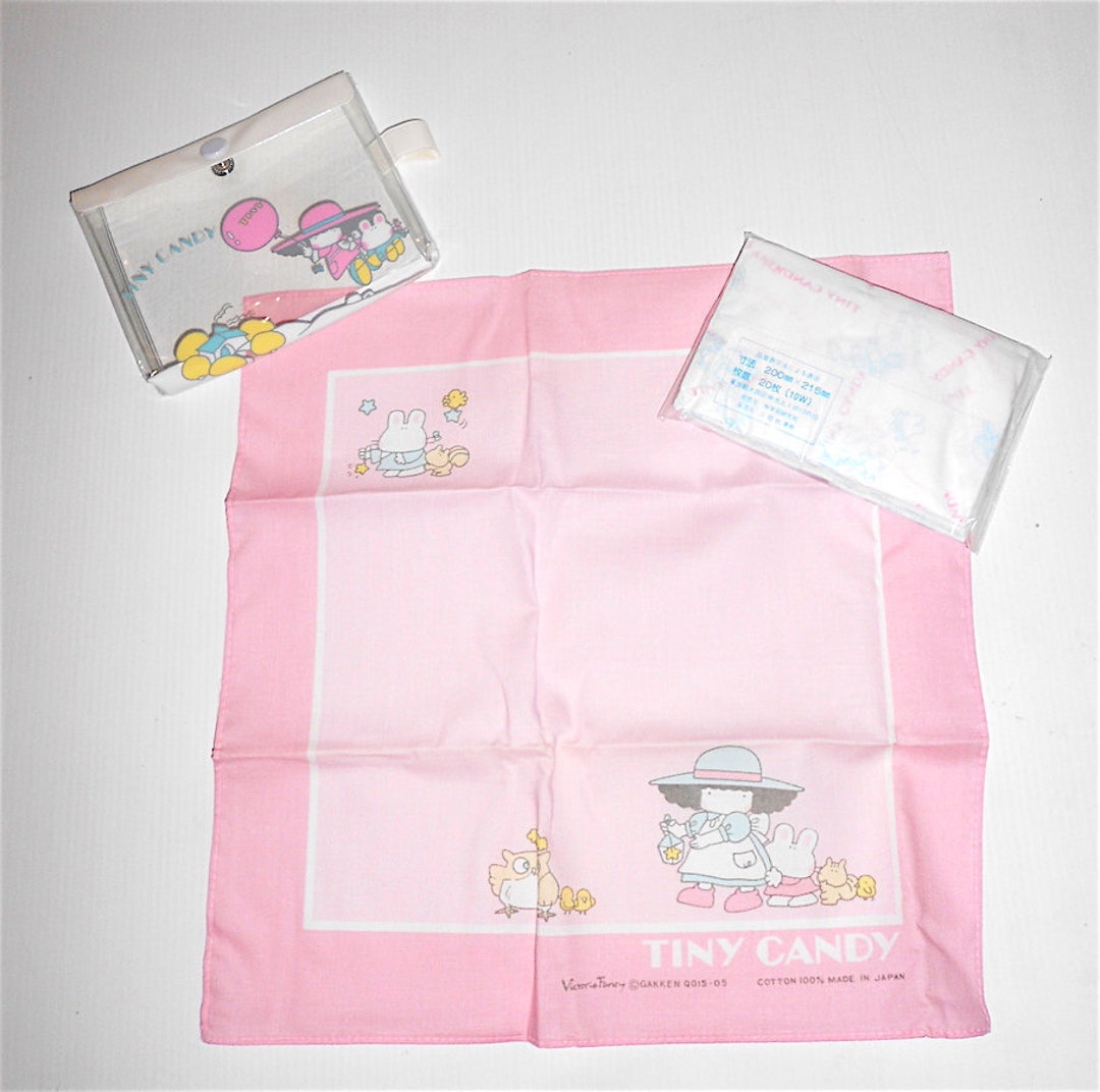 TINY CANDY 80s Gakken Victoria Fancy Japan Handkerchief Set - Etsy
