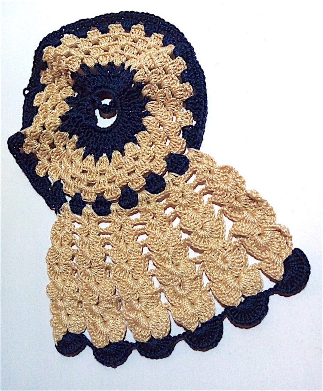 Octopuss Jellyfish Octopus Octopus Handmade Doily 70s in Cotton - Etsy