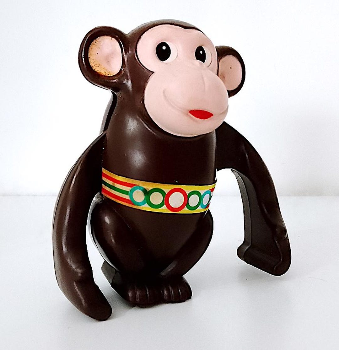 JOLLY MONKEY 1982 ST Hong Kong Walking Wind up Ape Kawaii Walking ...