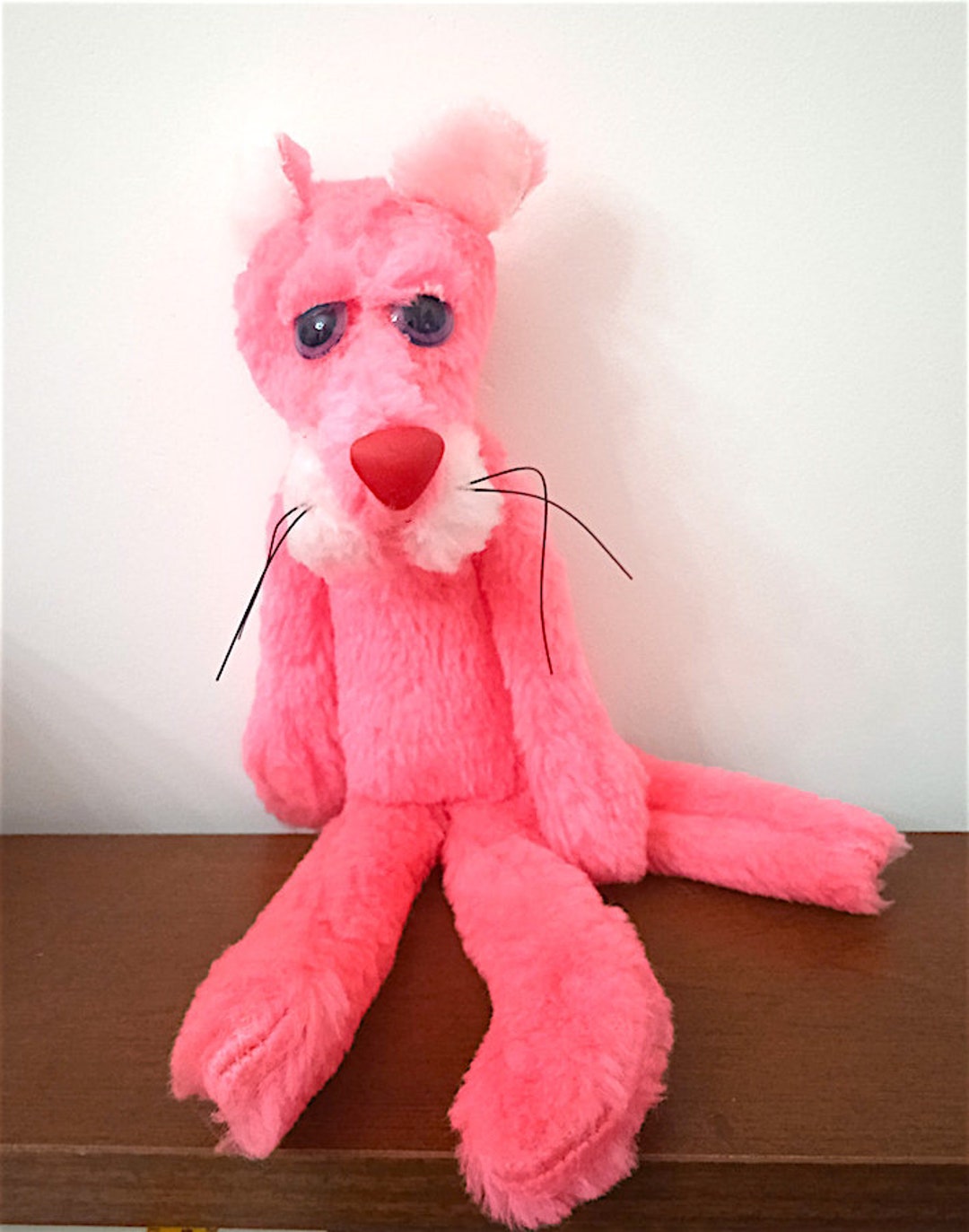 PINK PANTHER the Pink Panther 70s Italy Luna Park Puppet Doll Puppet ...