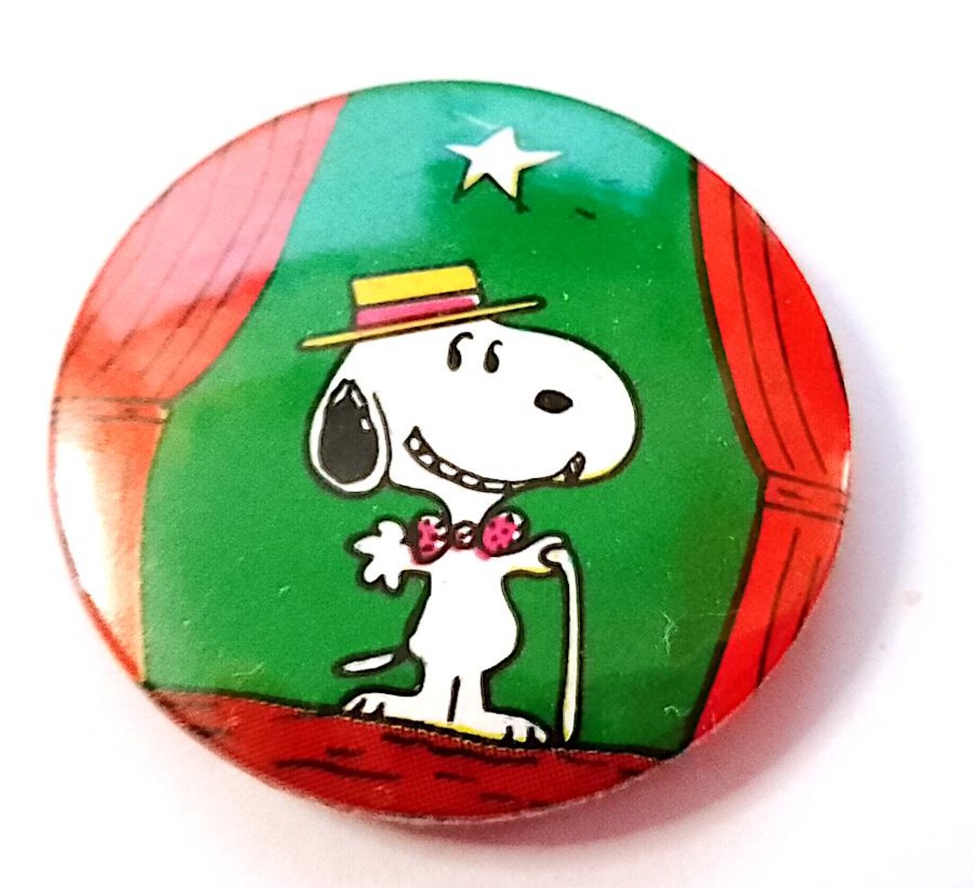 SNOOPY Peanuts 80s Ufs Us Button Pin Brooche Brooch - Show - Etsy