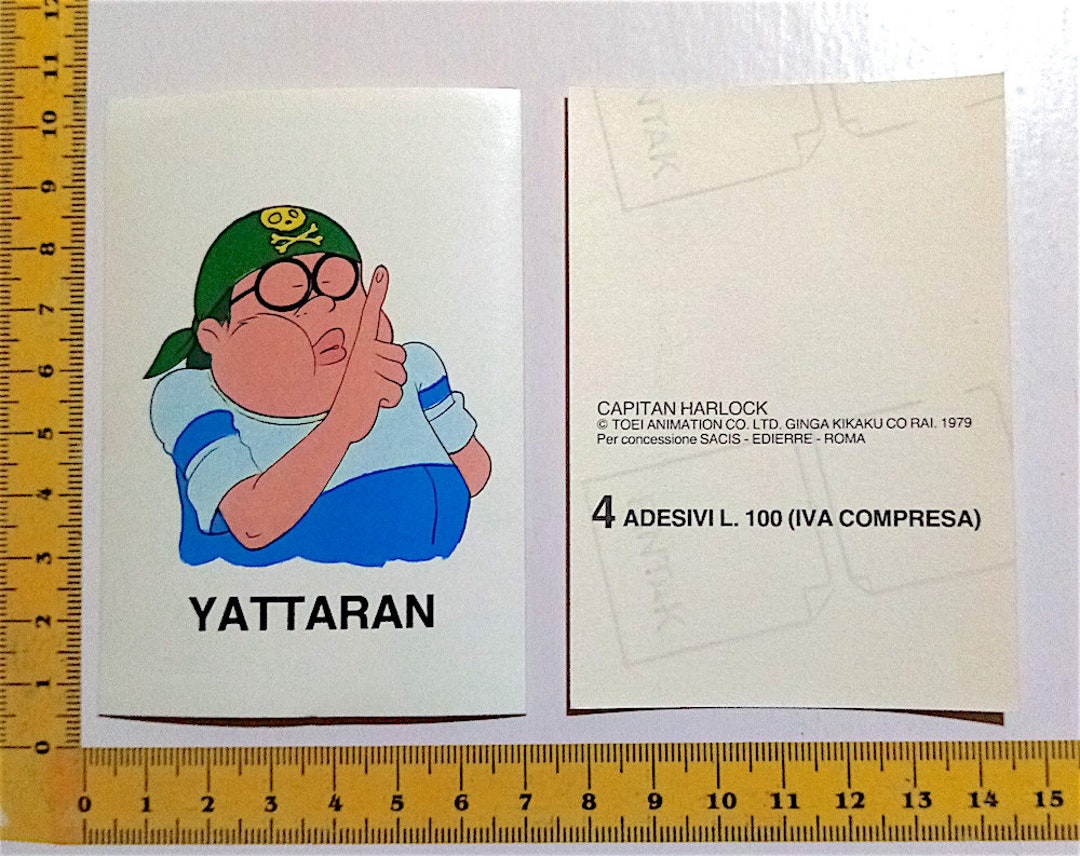 CAPITAN HARLOCK Herlock 70s Italy Sticker Adesiva Manga Anime 0764 - Etsy