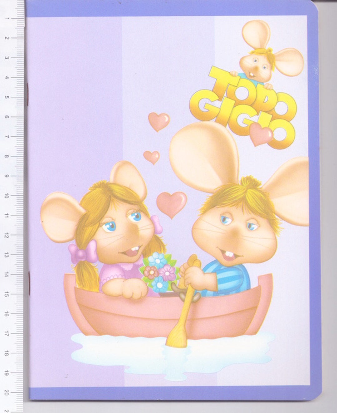 TOPO GIGIO MICK Molto 90s Italy School Notebook Kawaii - Etsy