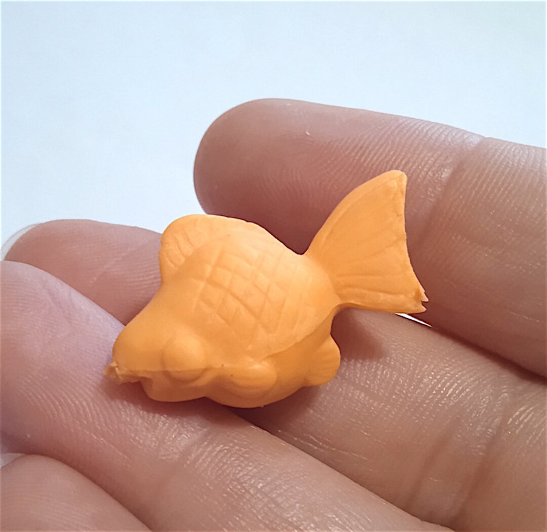 Tropical Fish Orange 80s Japan Super Tiny Eraser Rubber - Etsy