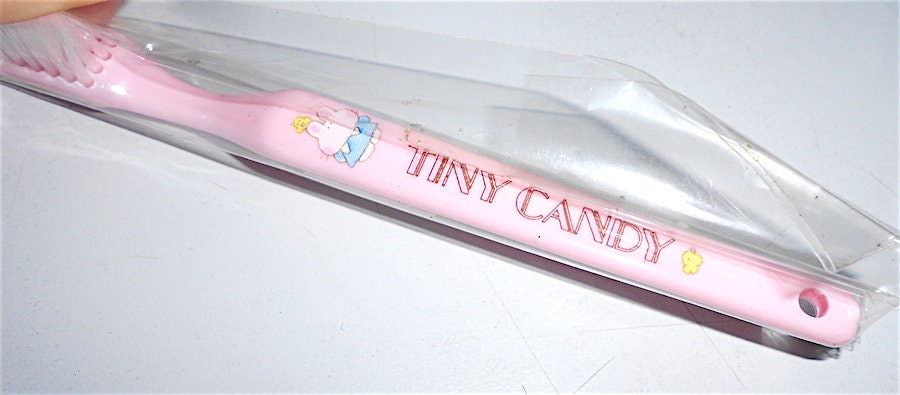 TINY CANDY 80s Gakken Japan Vintage Pink Toothbrush | Etsy