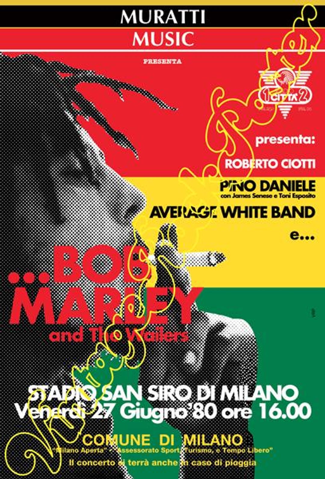 BOB MARLEY Concert Posters ! - Etsy