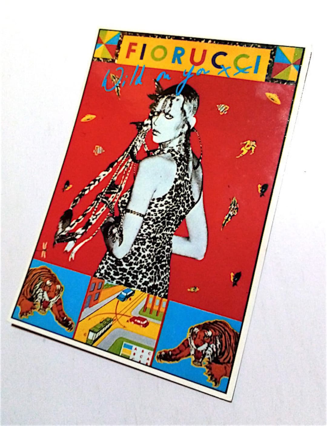 FIORUCCI 80s Beatrice D'este Graphic Arts Memories Italy Postcard Wild ...