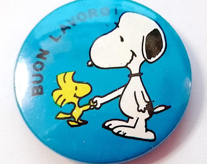 SNOOPY 80s Ufs Italy Spilla Brooche Pin Vintage - GOOD JOB! - Etsy