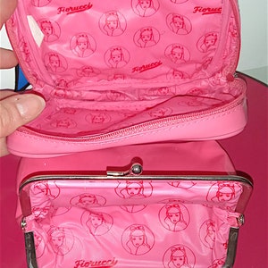 FIORUCCI 90s Italy Super Cute Pink Duo Money Wallet Clip + Clutch Pin ...