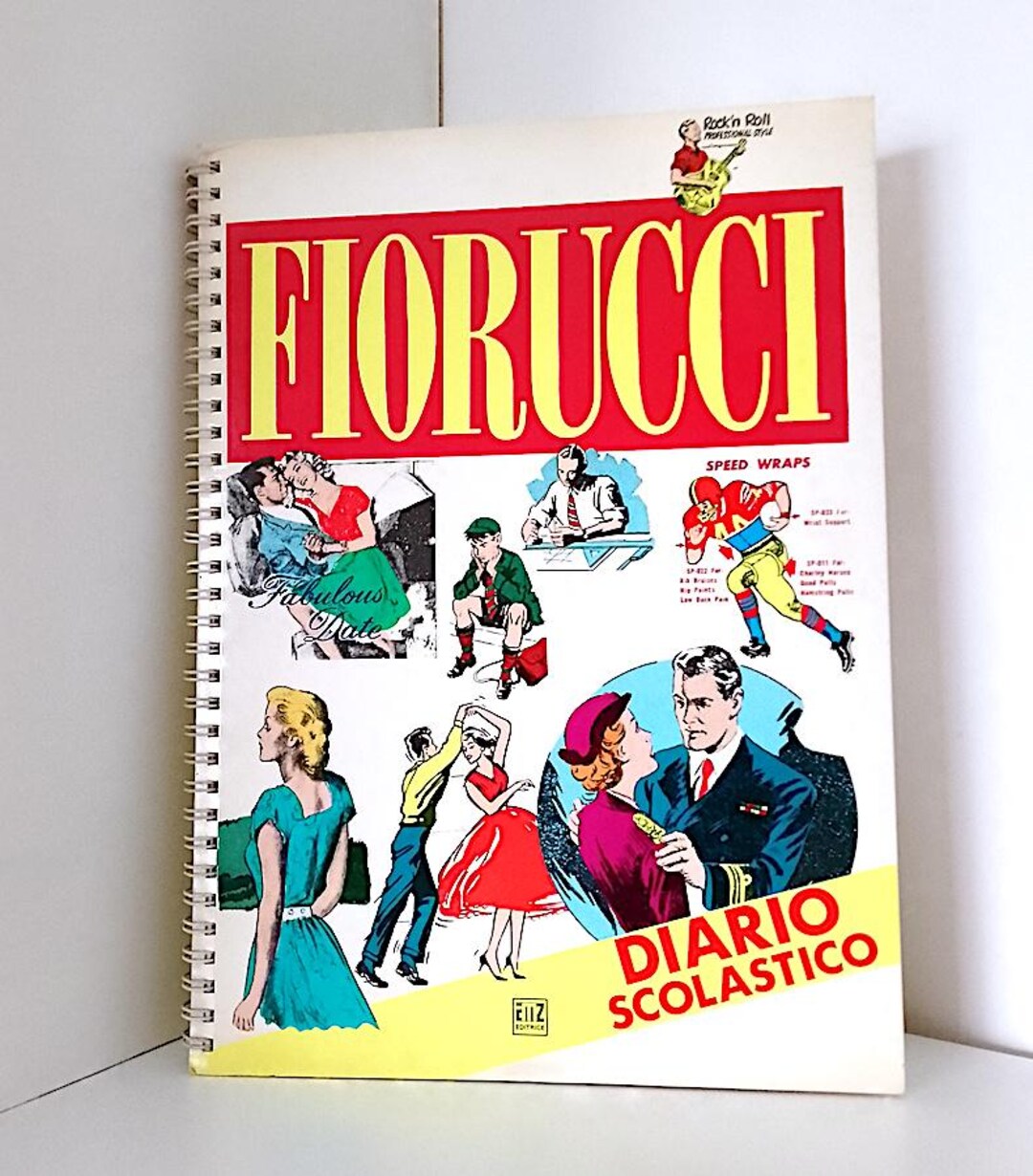 FIORUCCI 1985 Amz Italy School MAXI Diary - Diary School Mint Kawaii ...