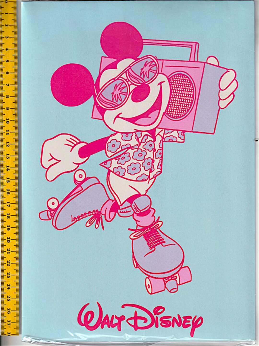 MICKEY MOUSE MICKEY MOUSE 1991 Walt Disney Pigna Italy Stationery ...