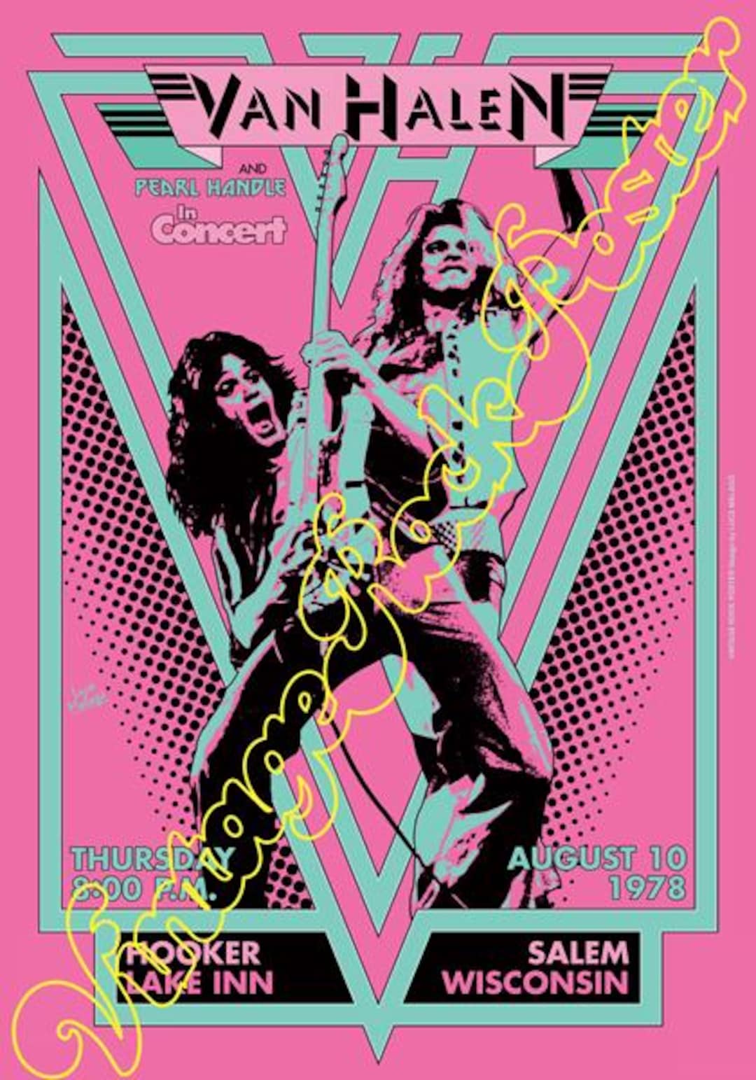 VAN HALEN Concert Posters ! - Etsy