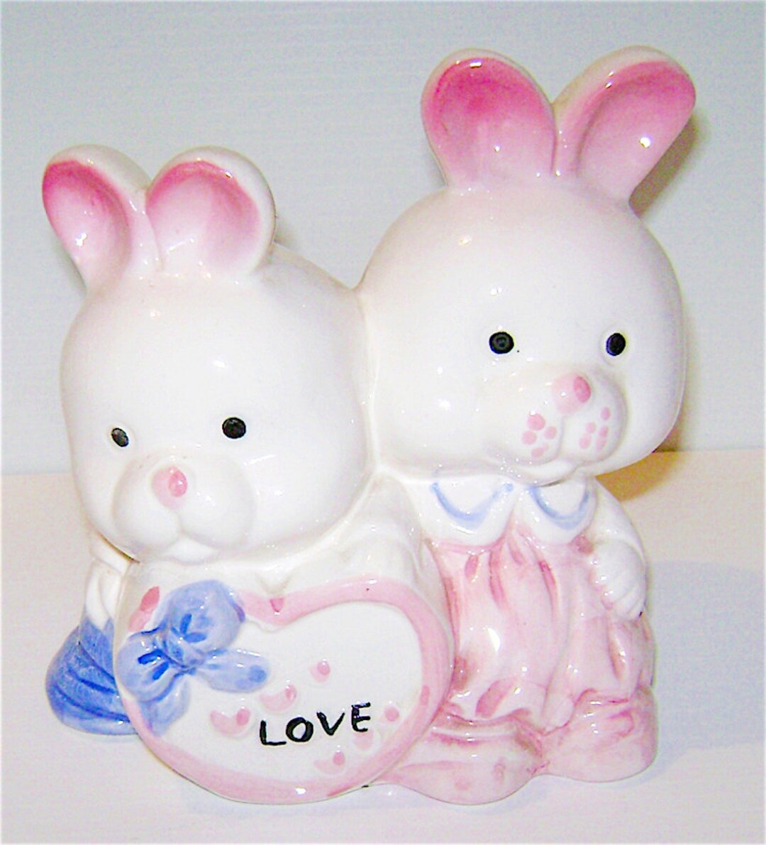 RABBITS RABBITS BUNNY 80s Taiwan Kawaii Statues Figures - Etsy