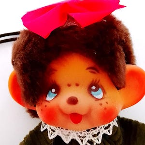 MONCICCI' MON CICCI' Monchichi Monchici 70s Japan Rare Doll Decoration ...