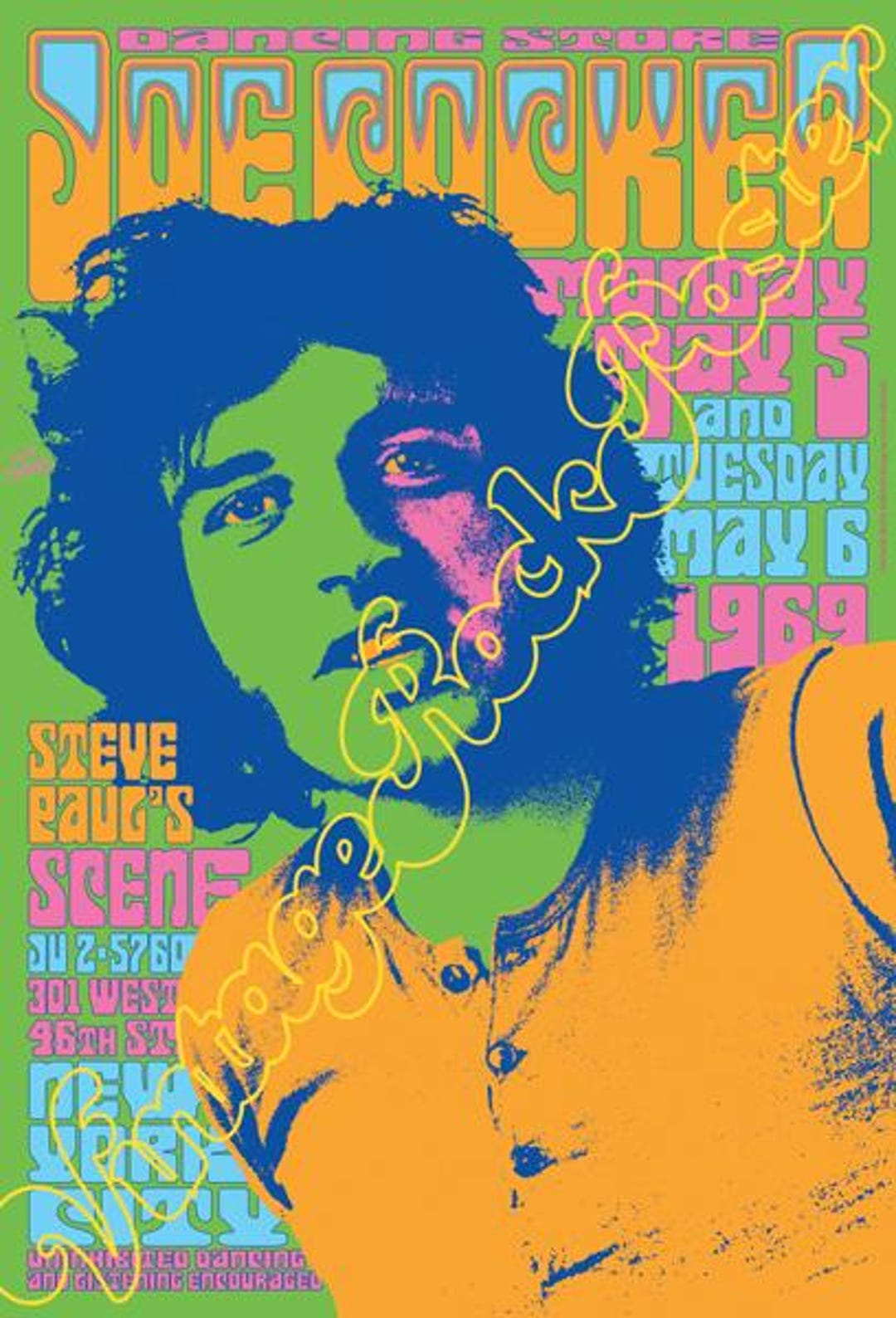 JOE COCKER Concert Posters! - Etsy