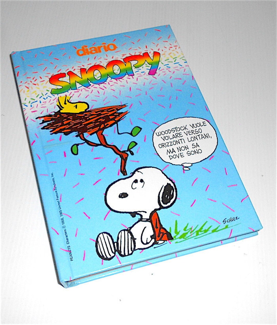 SNOOPY Linus Serie 1986 Charles Schulz Mondadori Italy School Diary ...