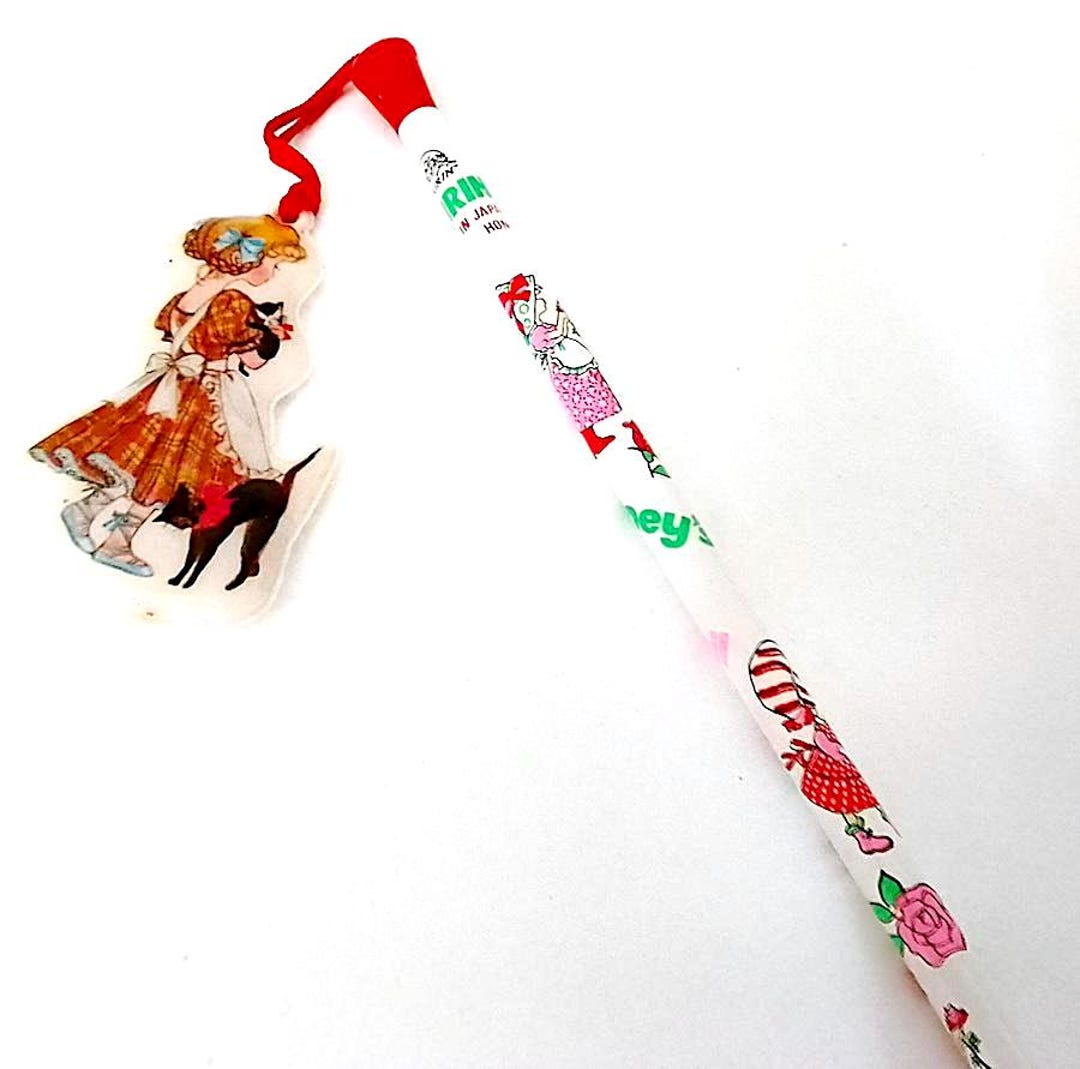HONEY PENCIL 70s Kirin Japan Pencil With Top Charm Puffy Baby Girl ...