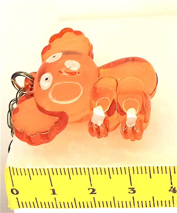 KOALA 90s tiny plastic crystal effect orange figure k… - Gem
