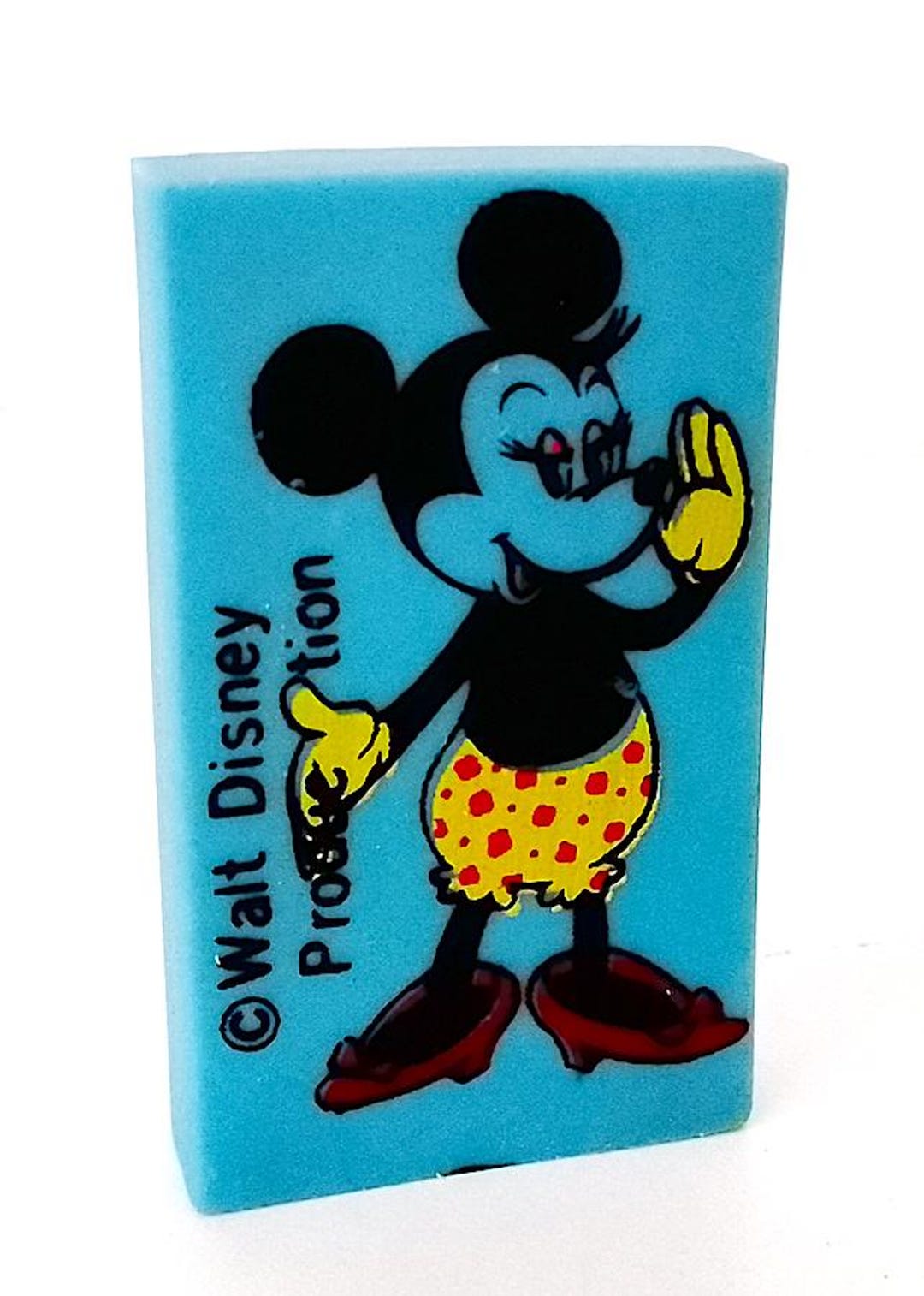 Minnie Mouse 70s Walt Disney Production Italy Eraser Rubber Radiergummi ...