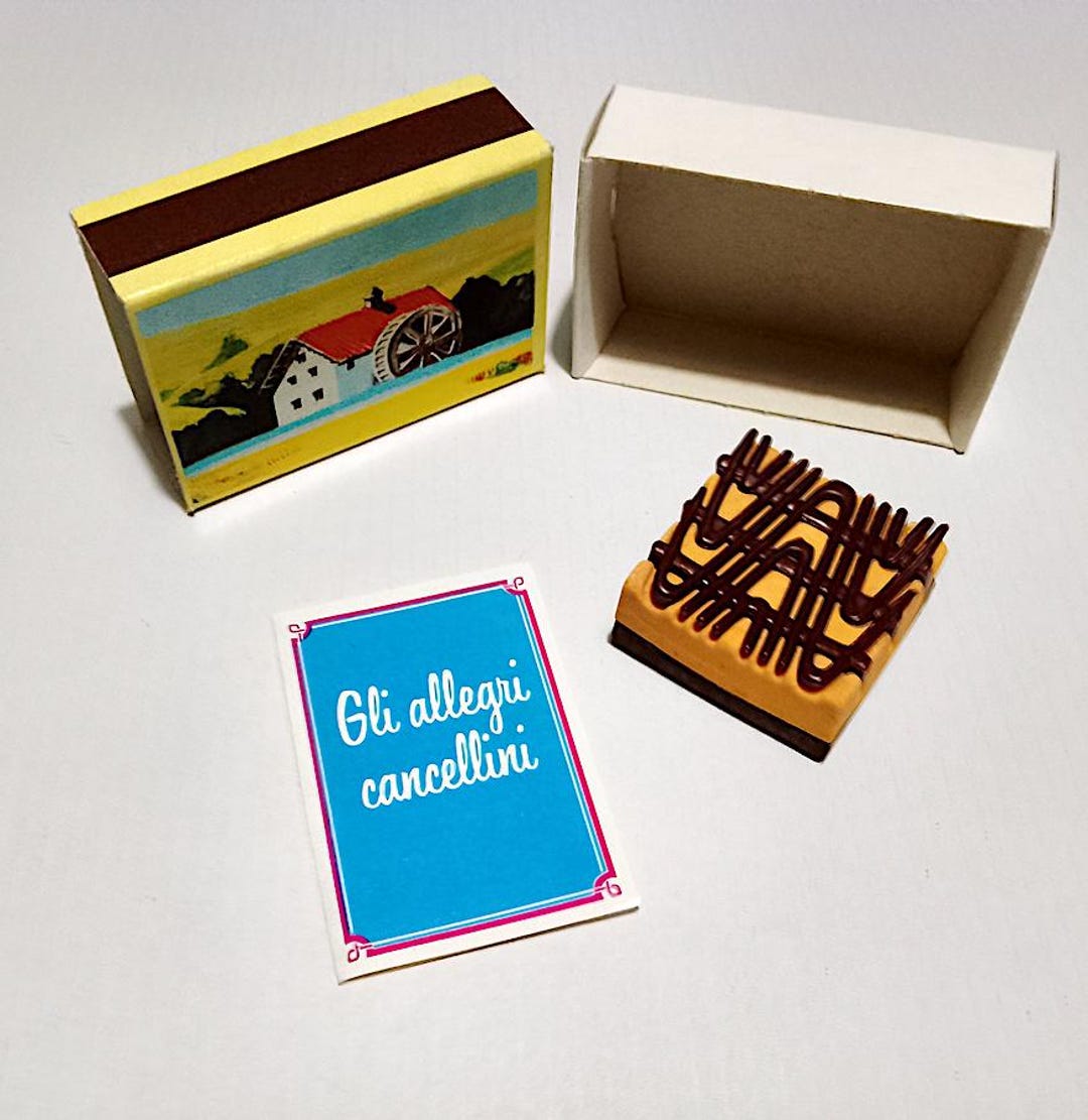 MULINO BIANCO 80s Barilla Italy Eraser Rubber Radiergummi Rubber ...