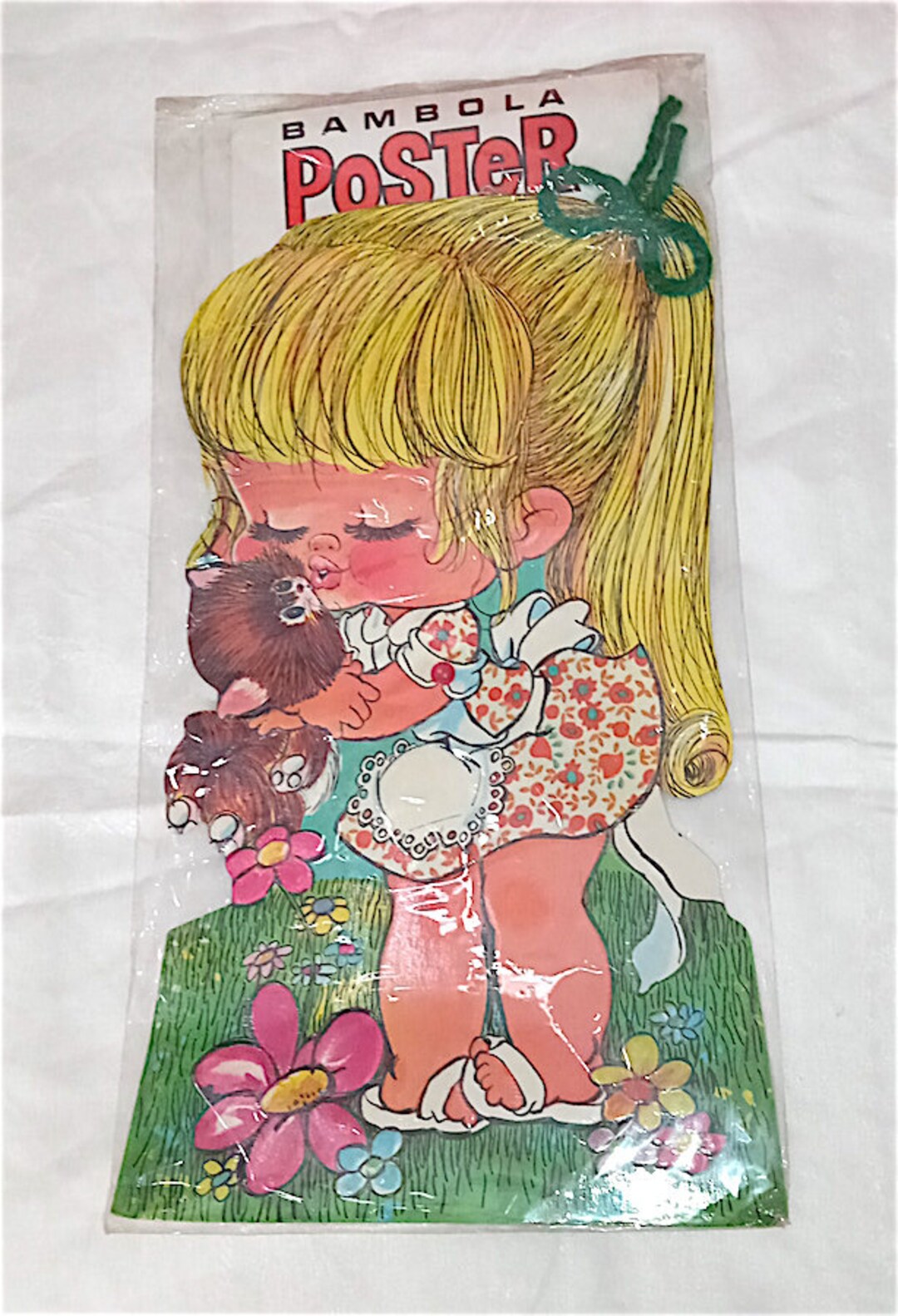 POSTER DOLL 60s Italy Beautiful Giant Paper Doll Decoration Sealed ...