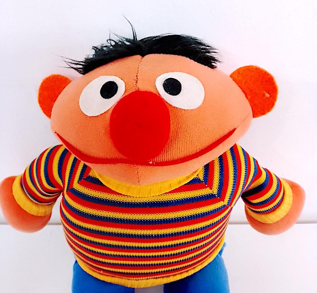 SESAME STREET Jim Henson Knickerbocker 70s ERNIE Puppet Doll Puppet ...