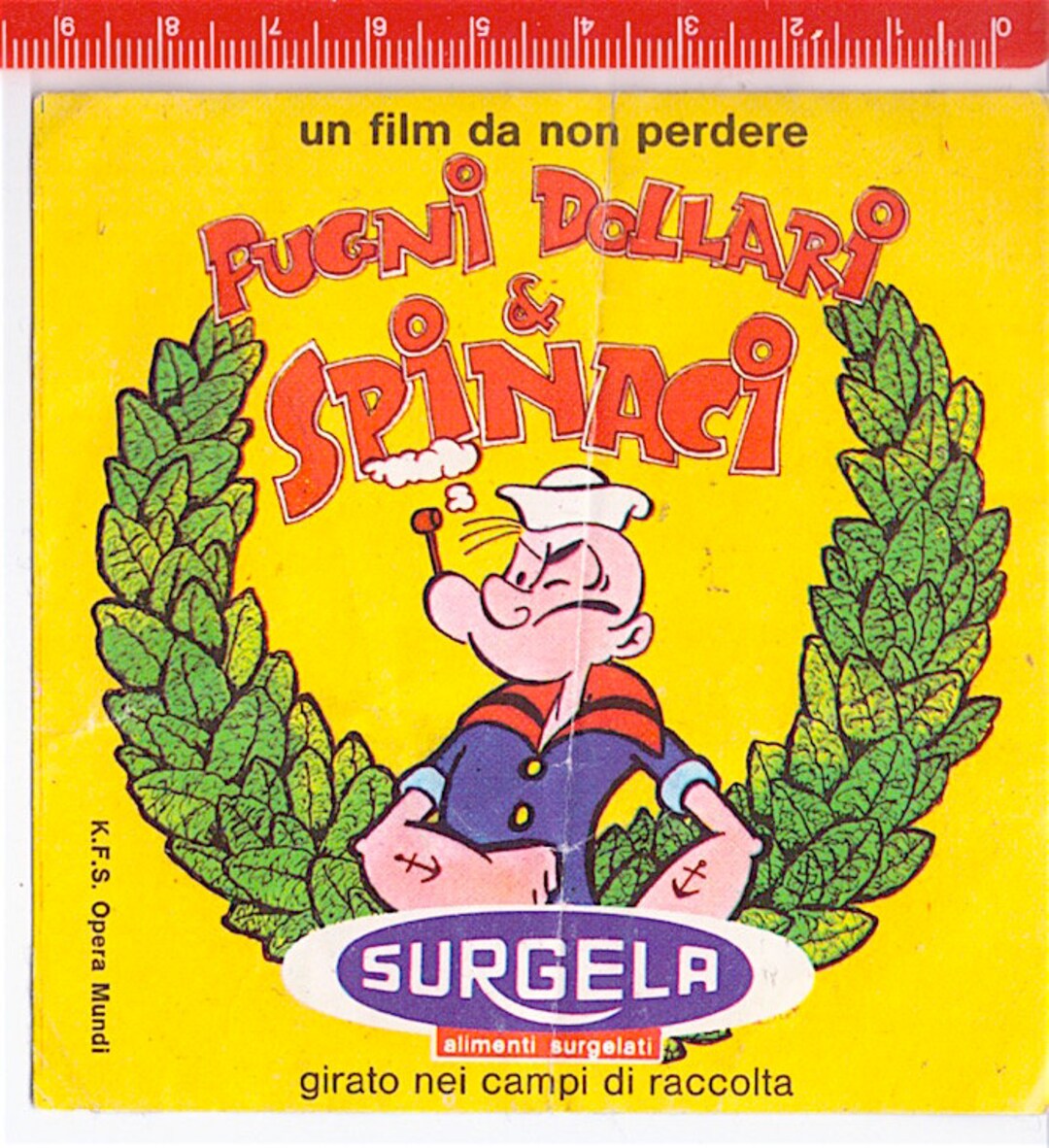 POPEYE - ARM IRON - Fists Dollars and Spinach 1978 Surgela - Opera ...
