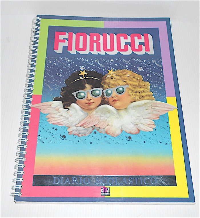 FIORUCCI 1985 Amz Italy School MAXI Diary Diario Scuola Mint - Etsy