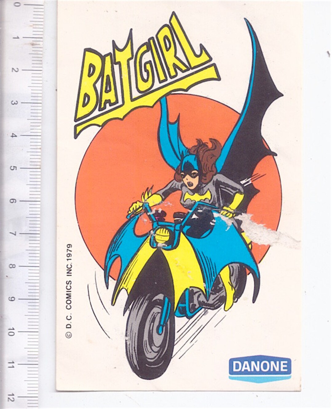 BATMAN - BATGIRL 1979 Dc Comics Danone Italy Vintage Rare Sticker ...