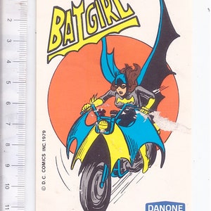 BATMAN - BATGIRL 1979 Dc Comics Danone Italy Vintage Rare Sticker ...